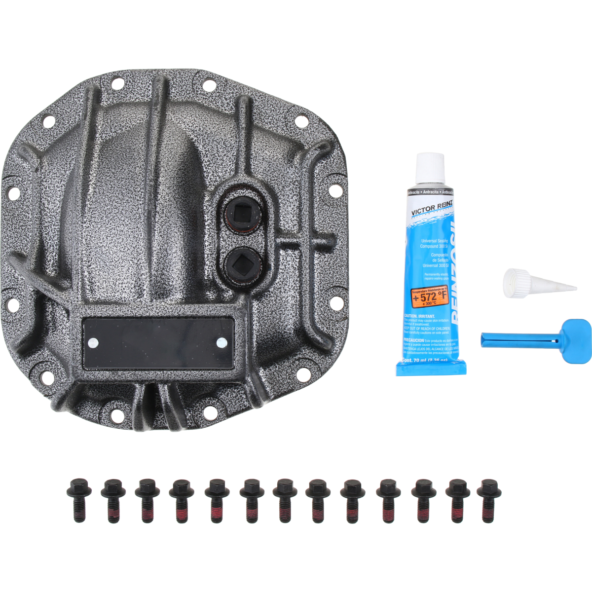 Spicer 10044349 Dana 35 AdvanTEK Diff Cover|Gray|2018+ Jeep Wrangler JL ...